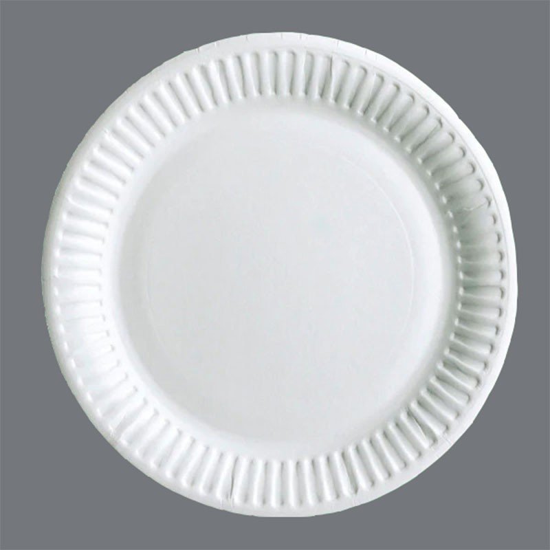 6" White Paper Plates - GreenFeel